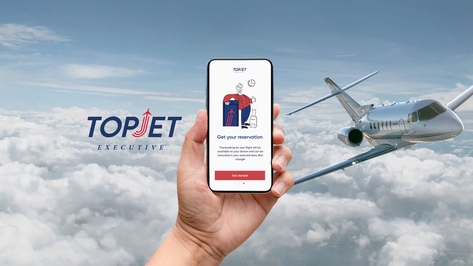 Nuovo Sito web e Mobile App per Topjet Executive realizzato da artmouse